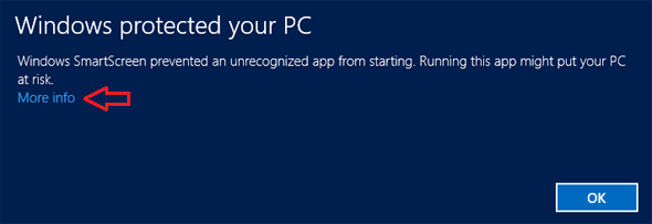 SmartScreen filter info